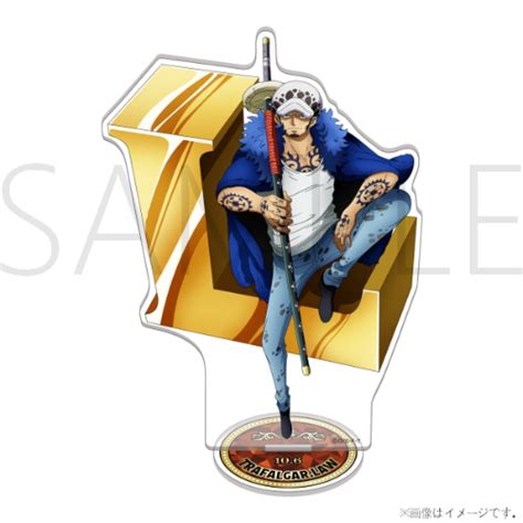[25년 10월 발매] 원피스 공식 생일 시리즈 이니셜 아크릴 스탠드 트라팔가 로우 원피스 애니 공식 굿즈 ~25 07 13 도키도키굿즈