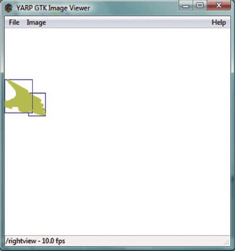 View Of The Right Camera Image Segmented With Two Detected Blobs Download Scientific Diagram
