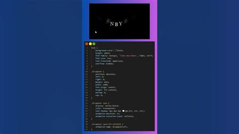 Text Disappear Using Html And Css Shorts Youtube