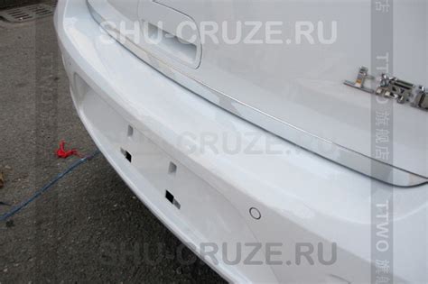 Молдинг нерж на кромку крышки багажника Cruze Круз хэтчбек
