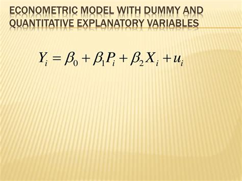 Business Statistics And Econometrics Ppt Download