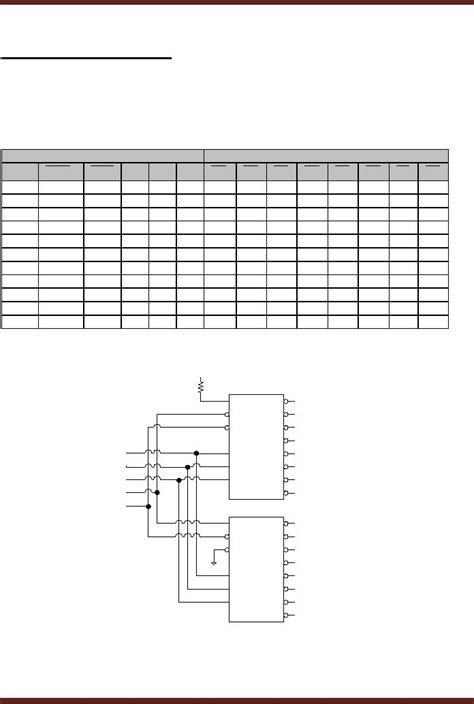 Circuit Diagram Of Bcd To Decimal Decoder