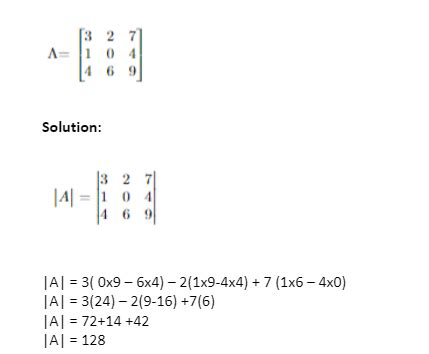 Determinant Of A Square Matrix Up To X Matrices Maths