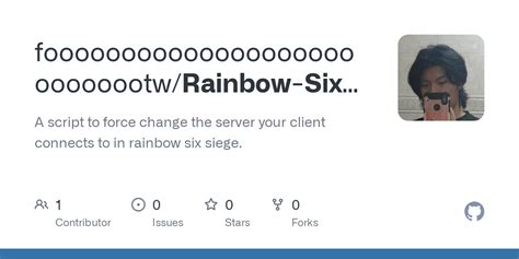GitHub Foooooooooooooooooooooooooootw Rainbow Six Siege Server Changer