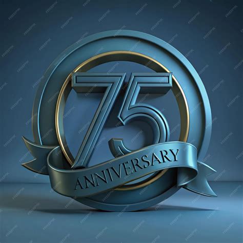Refined 75th Anniversary Badge Design For Posters And Packaging