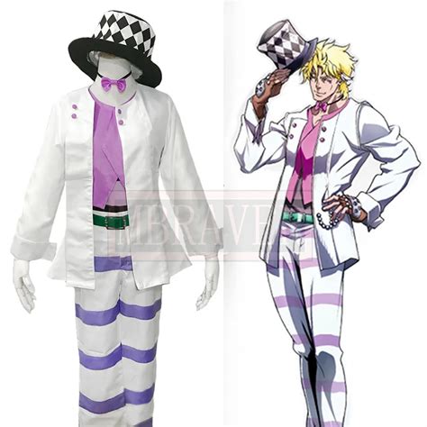 Jojos Bizarre Adventure Caesar Anthonio Zeppeli Cosplay Costume