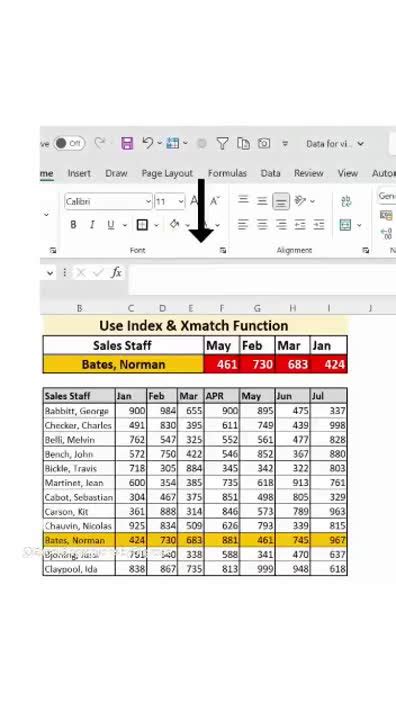 shaveta khullar on linkedin datafam excel index xmatch function