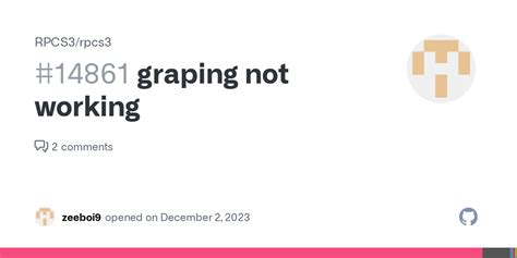 graping not working · issue 14861 · rpcs3 rpcs3 · github