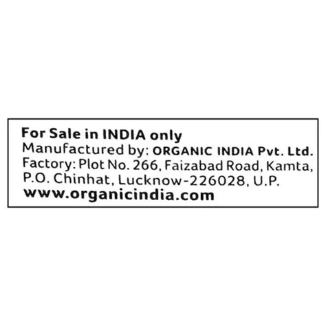 Organic India Classic Tulsi Green Tea Bags 174 G 25 Pcs Jiomart