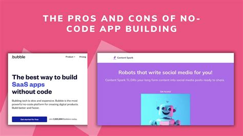 The Pros And Cons Of No Code MVP App Building With Bubble IO