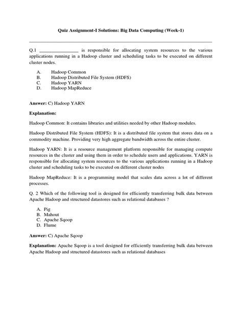 nptel big data full assignment solution 2021 pdf apache hadoop
