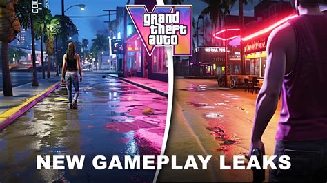 Gta 6 New Gameplay Leaks Showing Side Missions And More Youtube