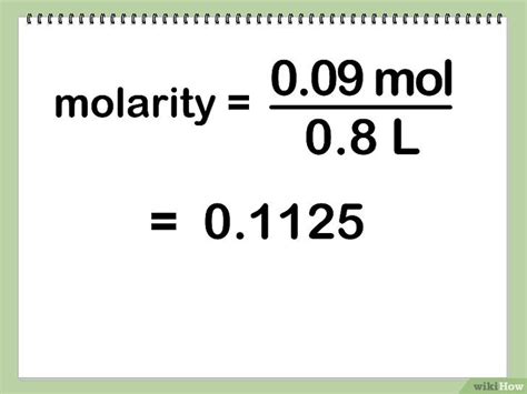 Molarity Formula How To Calculate Molarity With Examples