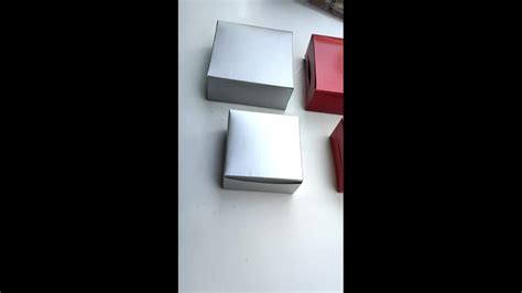 50 Small T Boxes Red Silver Kraft For Favor Nikah Birthday E Commerce Ting And Packing