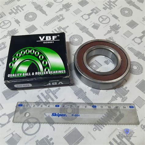 Подшипник 180209 (6209 2RS) МАЗ ЗИЛ СЕЛЬХОЗТЕХНИКА УАЗ (VBF®) 6209 2RS ...