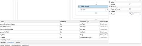 I Am Reading A Column In Excel And I Have Given Out Argument And I Can Read