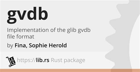 GVDB Rust Data Encoding Library Lib Rs