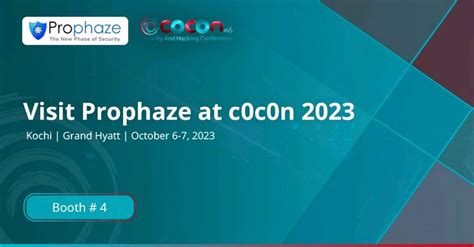 Prophaze On Linkedin Kochi Prophaze Cybersecurityevent Cybertech C0c0n16event Techtalks…