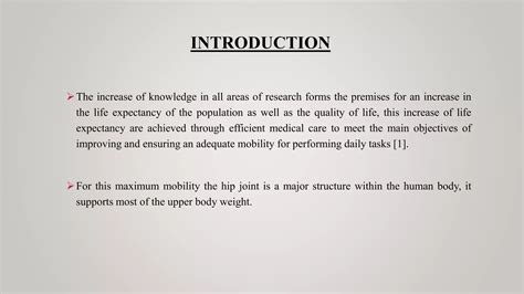 Finite Element Stress Analysis Of Artificial Femur Head On Hip Joint Ppt