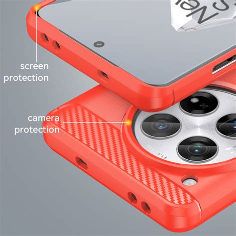 Flexi Slim Carbon Fibre Case For Oneplus Red
