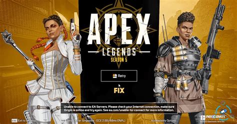 Ways Fix Apex Legends Unable To Connect To EA Servers Error