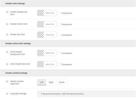 Header Style 9 Options Native Support