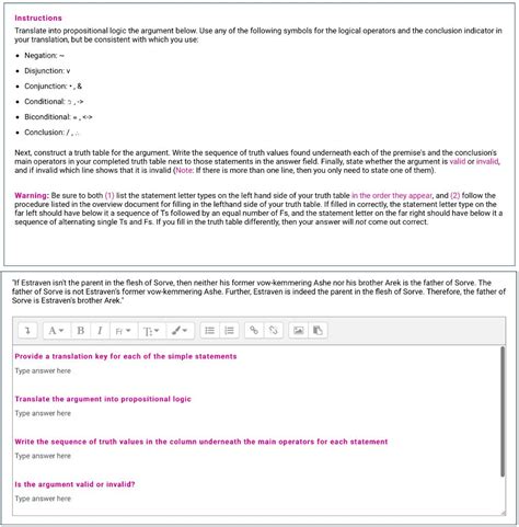 Solved Instructions Translate Into Propositional Logic The