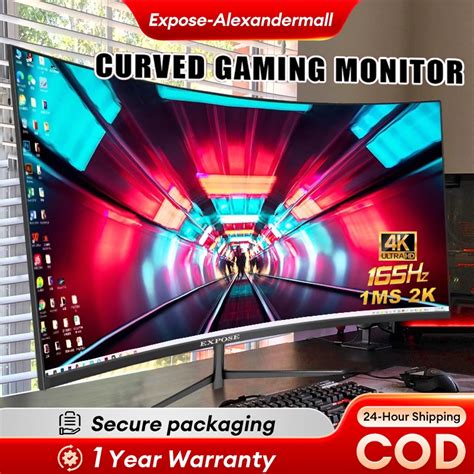 Expose Monitor Inch Curved Hz Gaming Monitor Pc Monitor Desktop Computer Frameless Ips Pc