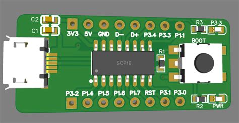 Ch552 Dveleopment Borad With Arduino Ide Support Esclabs
