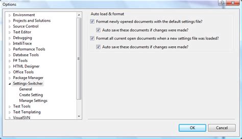 Settings Switcher Visual Studio Marketplace