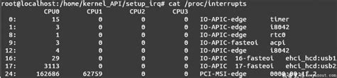 Linux内核api Setupirq极客笔记
