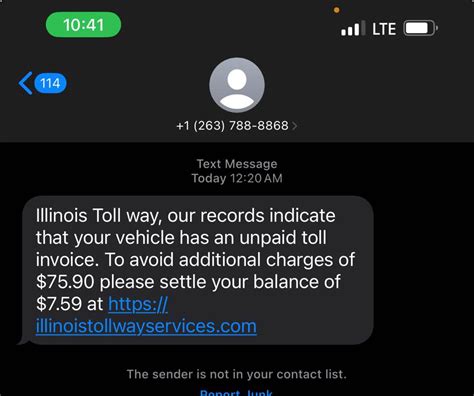 Illinois Tollway Warns Of I Pass Text Message Scam