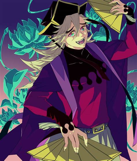 童磨のぎ的鬼灭之刃高清插画图片 Bobopic