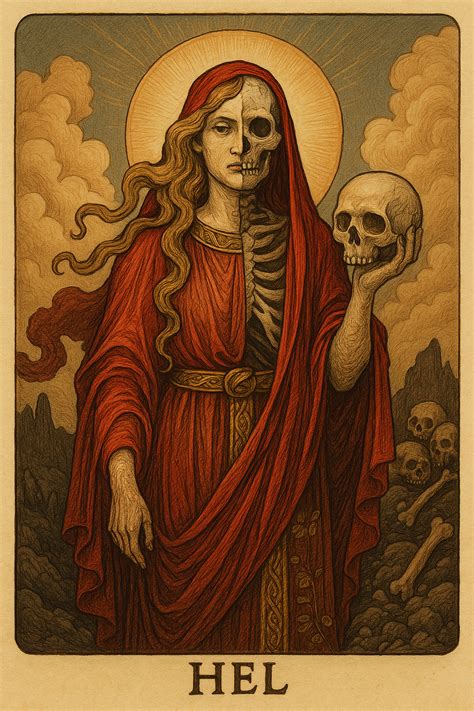 Hel Norse Goddess Greek Mythology Art Norse Goddess Mythology Art