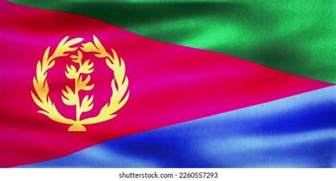 3dillustration Eritrea Flag Realistic Waving Fabric Stock Illustration 2260557293 Shutterstock