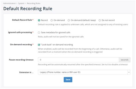 Recording Rules Miarec Documentation