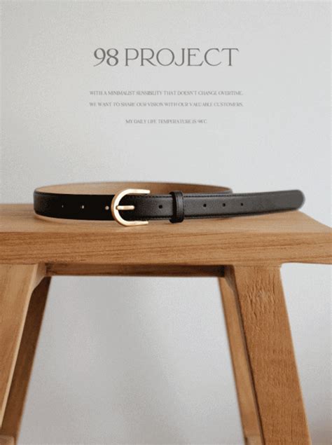 98도씨 No 1필수템 [98project 주문폭주] 캐틀 하이퀄리티 클래식 벨트 Belt 4 Color 위시버킷