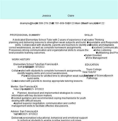 6 Great Mentor Resume Examples Livecareer