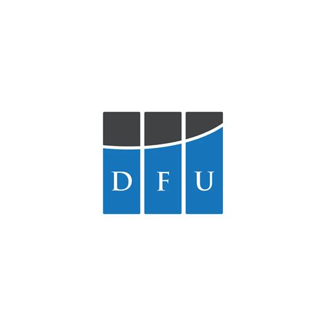 Dfu Letter Logo Design On White Background Dfu Creative Initials Letter Logo Concept Dfu