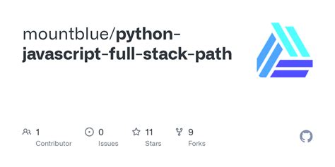 GitHub Mountblue Python Javascript Full Stack Path
