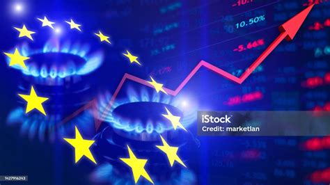 유럽 연합 에서 천연 가스의 비용을 증가시키는 개념 가스렌지에 대한 스톡 사진 및 기타 이미지 가스렌지 통화 0명 Istock