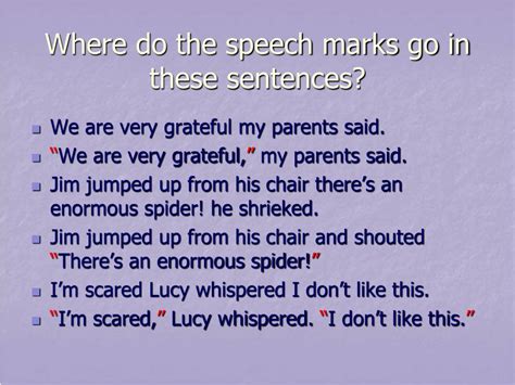 Ppt Using Speech Marks Powerpoint Presentation Free Download Id