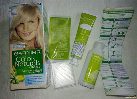 Отзыв про Крем-краска для волос Garnier color naturals creme 111 супер ...