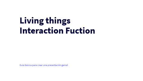 Interaction Function Genially