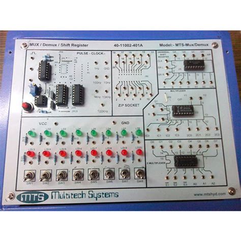MTS Multiplexer Demultiplexer Trainer Kit Usage Industrial