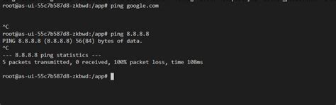in aks pod can t able to ping 8 8 8 8 or any public ip with azure cni