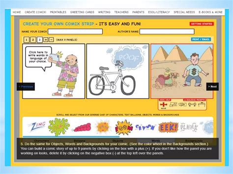 Make Belief Comix For Narrative Writing Pptx