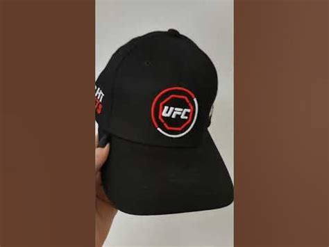 Бейсболка чёрная стрейч UFC - YouTube