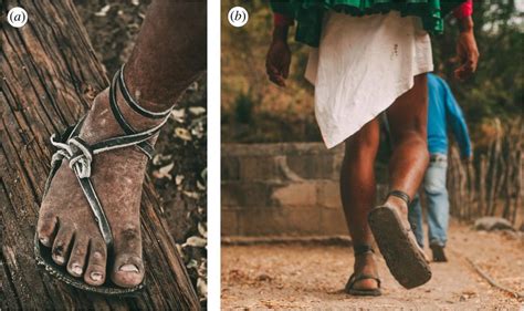 Traditional Tarahumara Sandals Huaraches A Tarahumara Man Wearing