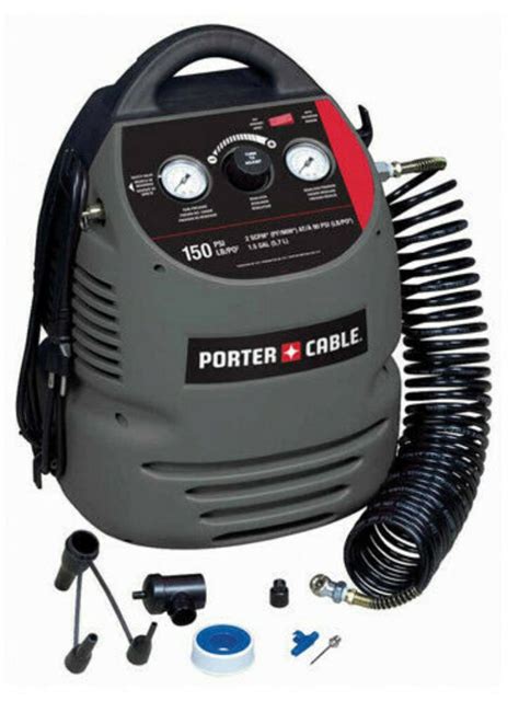 Porter Cable 15 Gal Air Compressor Kit For 127 Cmb15